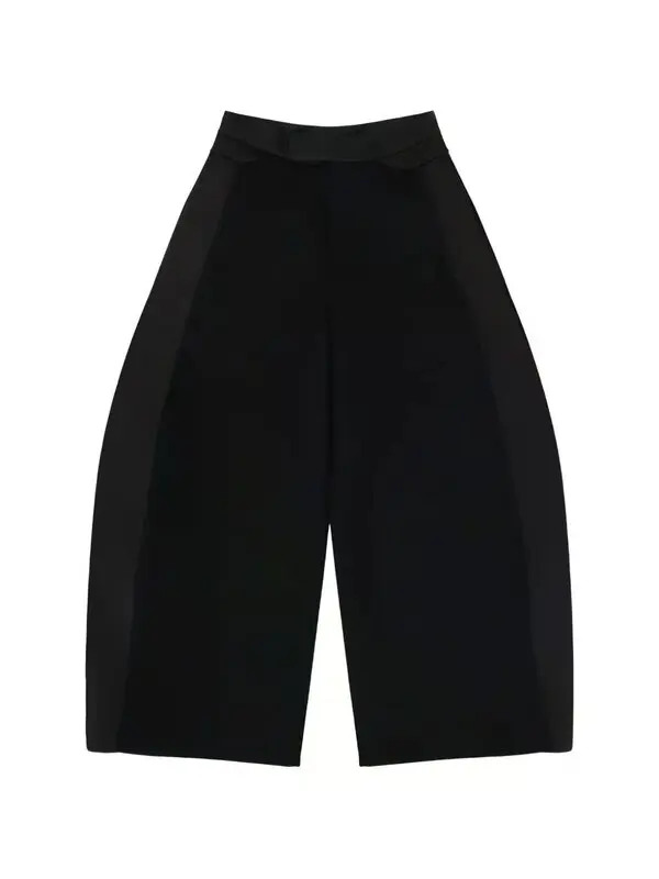 ENTIRE STUDIOS Ental Satin-panel Wide-leg Trousers