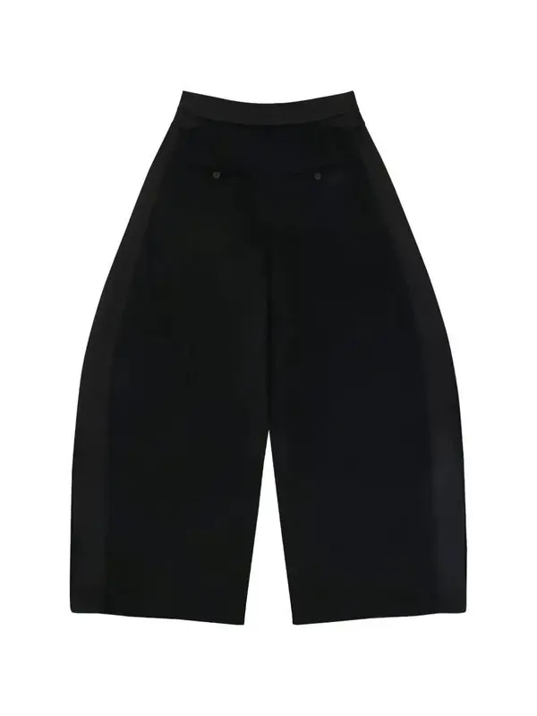 ENTIRE STUDIOS Ental Satin-panel Wide-leg Trousers