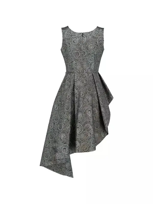 MARCO GABRIELLI ATELIER Asymmetric Peplum Mini Dress