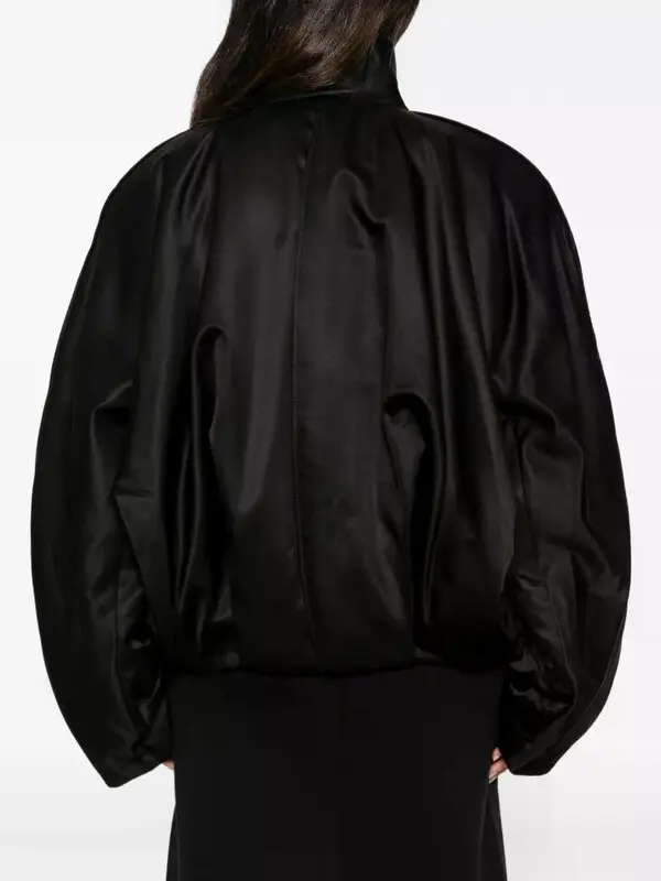 Carven Satin-finish Zip-up Jacket