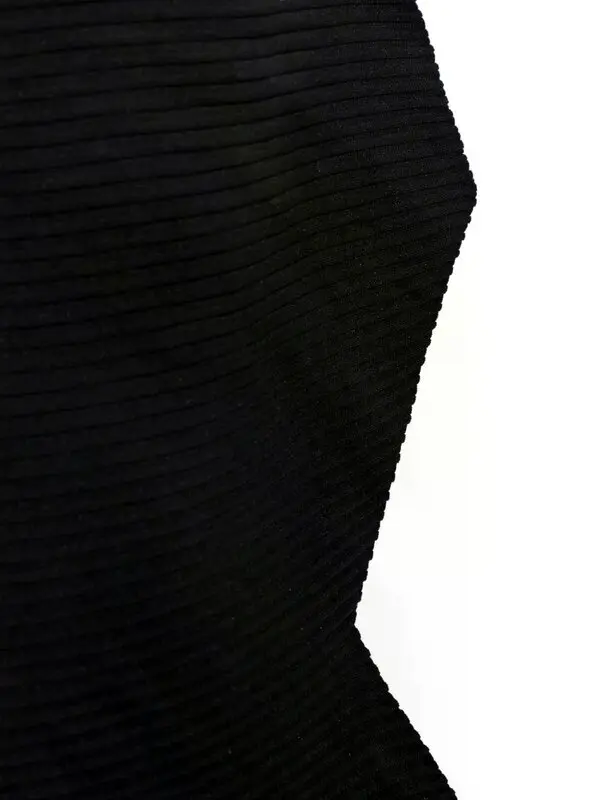 Issey Miyake Pleated Sculptural Maxi Skirt