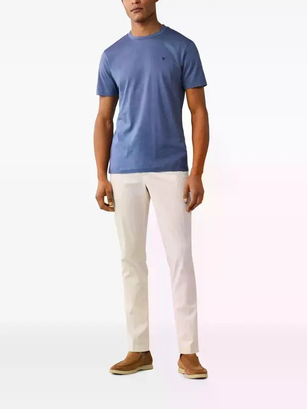 HACKETT  Logo-embroidered T-shirt