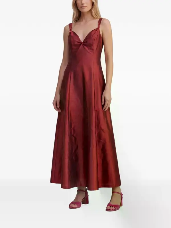 MARCO GABRIELLI ATELIER Beaded Flared Maxi Dress