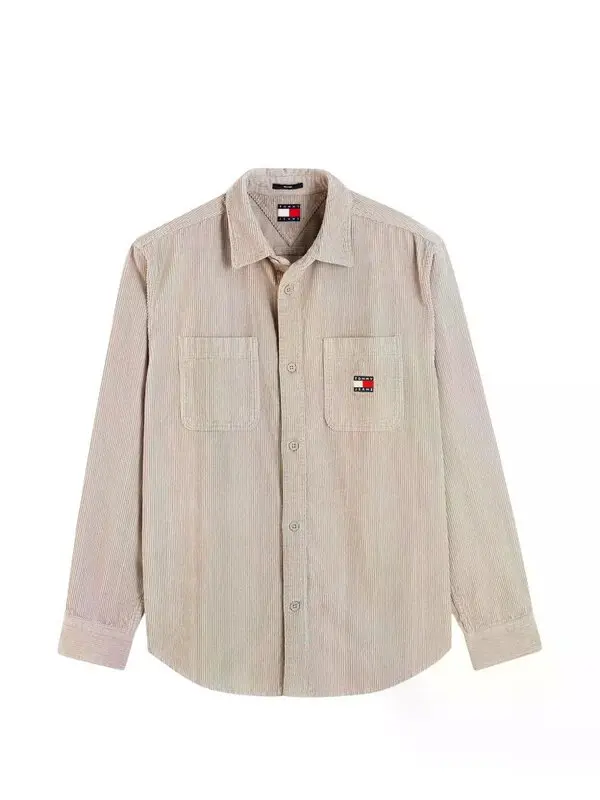 Tommy Hilfiger Logo-patch Corduroy Shirt