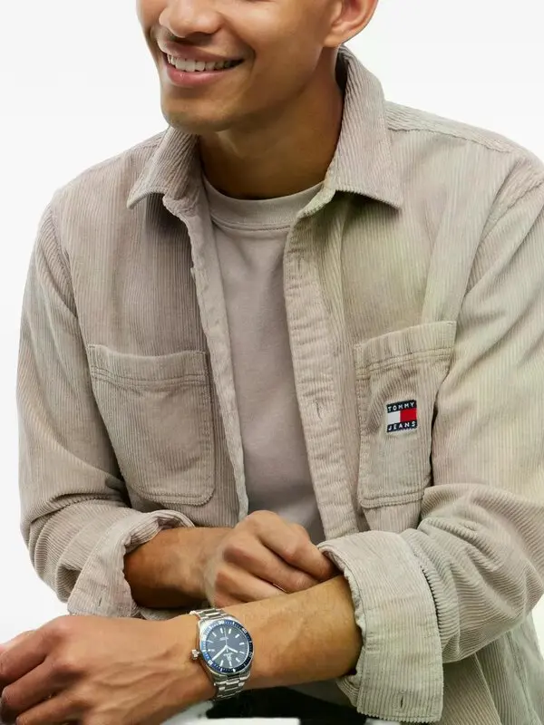 Tommy Hilfiger Logo-patch Corduroy Shirt