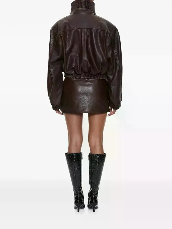 Christopher Esber Alfie Leather Mini Skirt