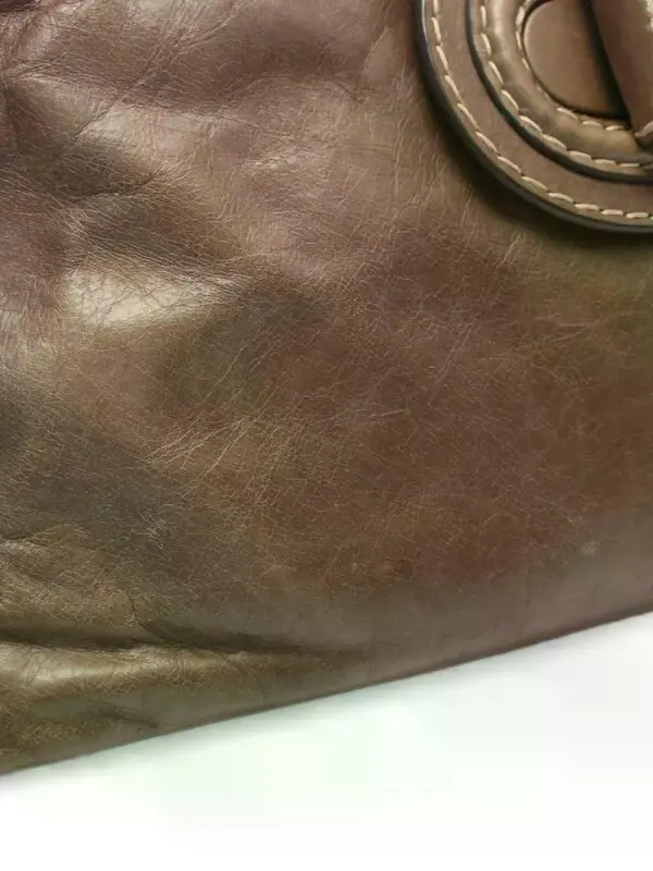 Prada 2000s Contrast-stitch Leather Tote Bag