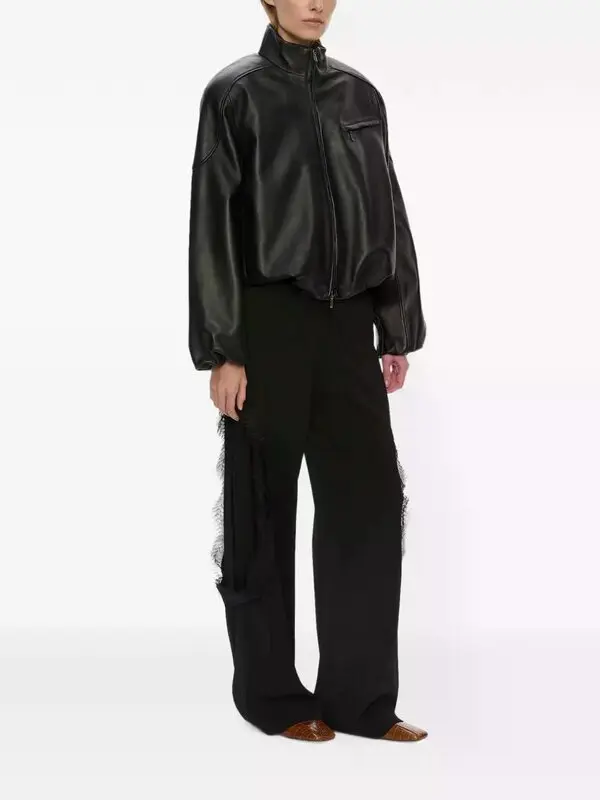 Christopher Esber Dannie Leather Bomber Jacket