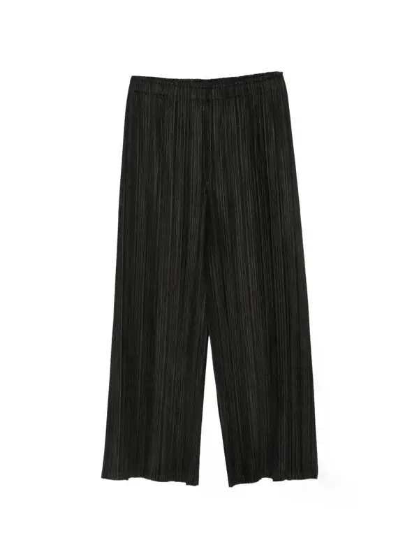 Issey Miyake Cropped Trousers - Black