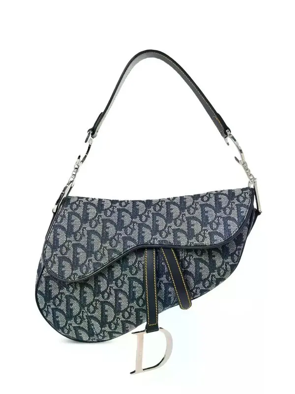 Dior Trotter Saddle Shoulder Bag - Blue