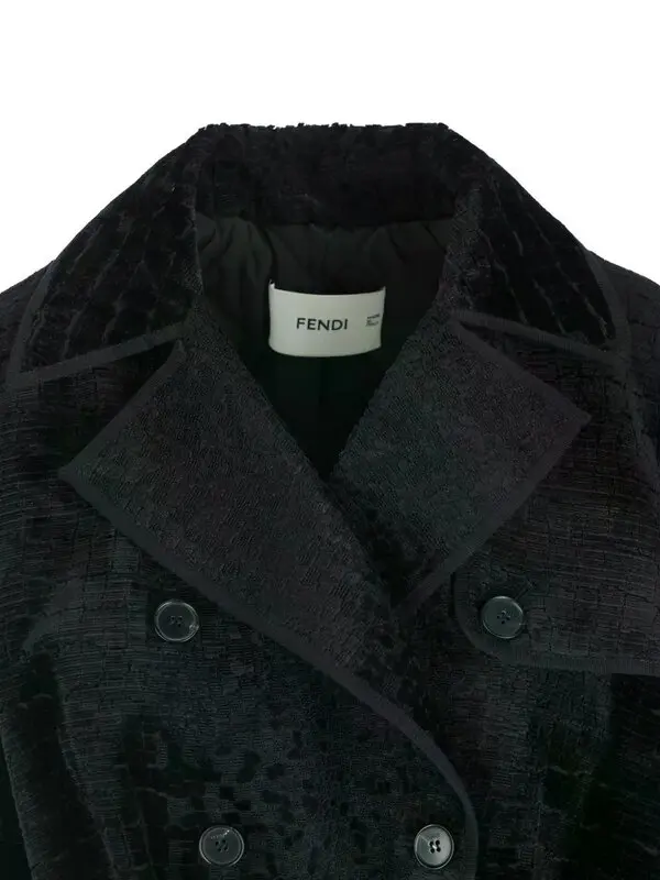Fendi Animal Velvet Coat