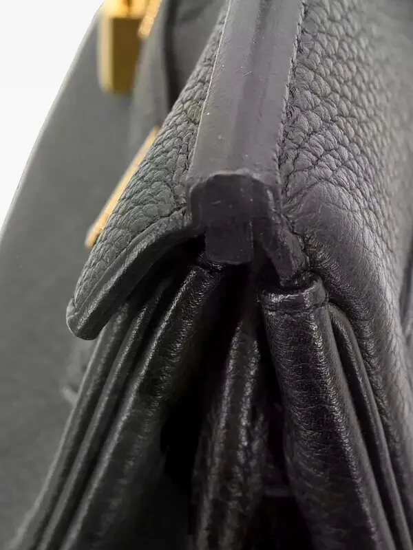 Hermès 2016 30 Togo Birkin Tote Bag - Black