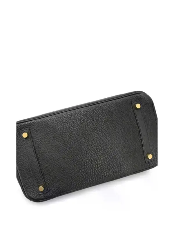 Hermès 2016 30 Togo Birkin Tote Bag - Black