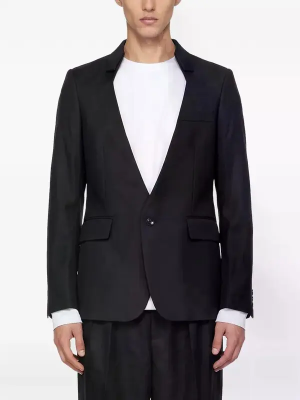 Comme Des Garçons Cut-out Single-breasted Blazer