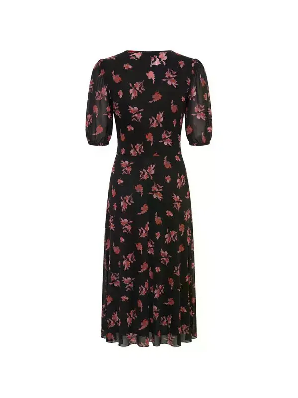 Diane Von Furstenberg Koren Floral-print Ruched Midi Dress