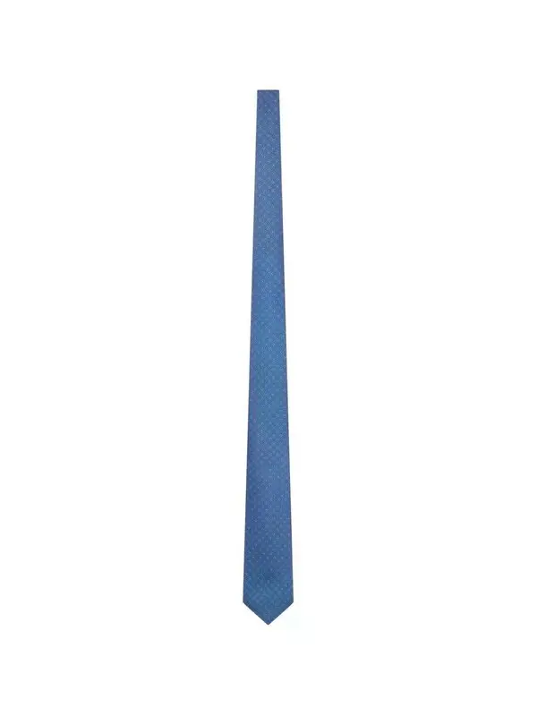 Kiton Geometric-print Silk Tie