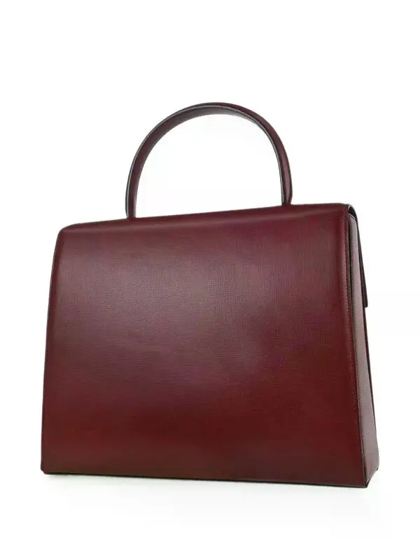 Cartier Logo-embossed Leather Handbag