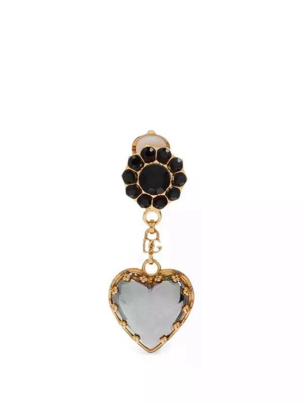 Dolce & Gabbana Sacro Cuore Heart-pendant Earrings