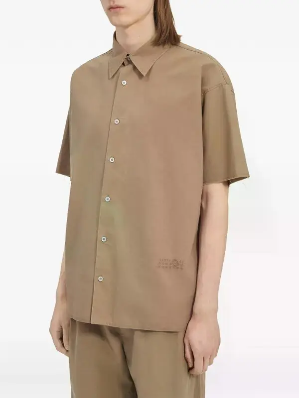 MAISON MARGIELA Washed Cotton Short-sleeve Shirt