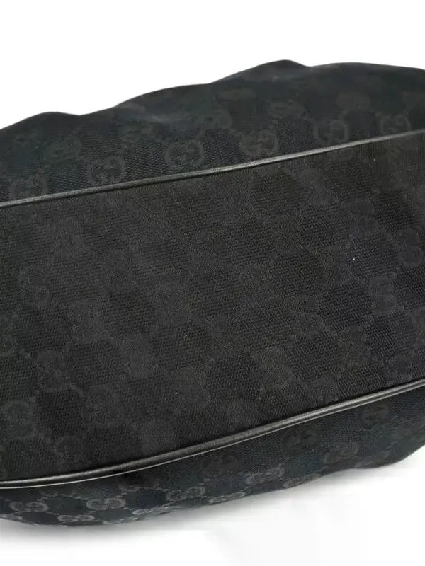 Gucci 1990-2000s Gg Monogram Tote Bag - Black