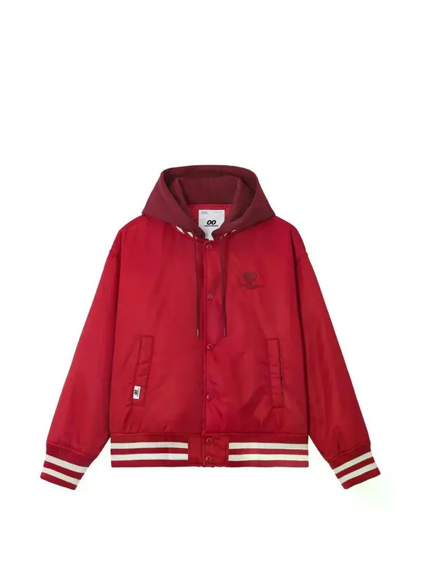 CHOCOOLATE Hooded Bomber Jacket