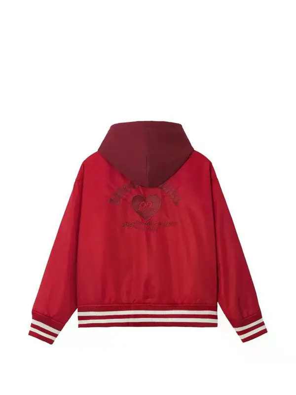 CHOCOOLATE Hooded Bomber Jacket