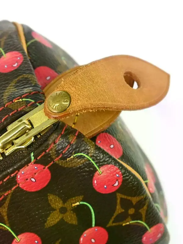 LOUIS VUITTON 25 Speedy Monogram Cherry Tote Bag