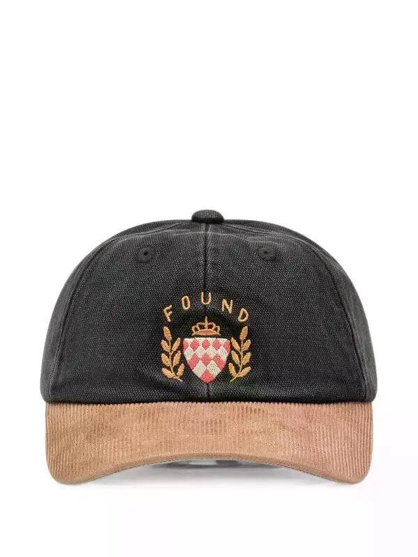 FOUND Logo-embroidered Corduroy-trim Cap