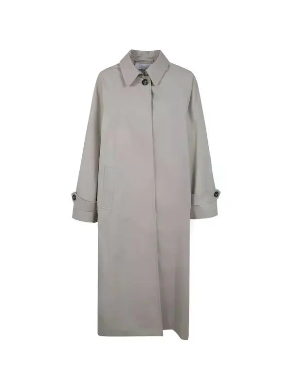 Mark Kenly Domino Tan Caro Back-slit Coat