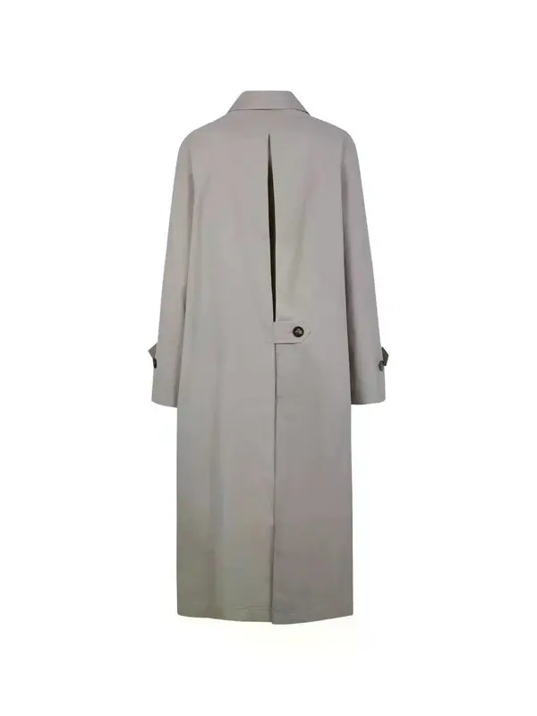 Mark Kenly Domino Tan Caro Back-slit Coat