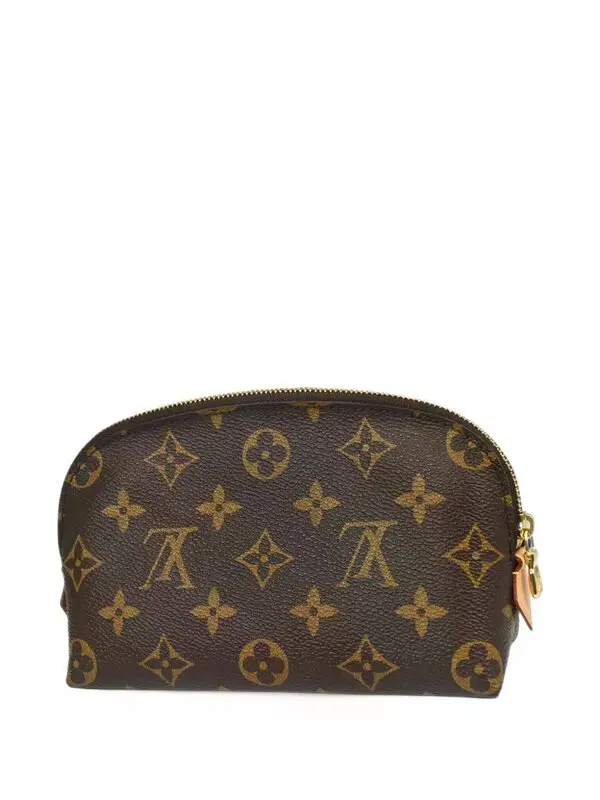 LOUIS VUITTON Pochette Monogram Canvas Make Up Bag