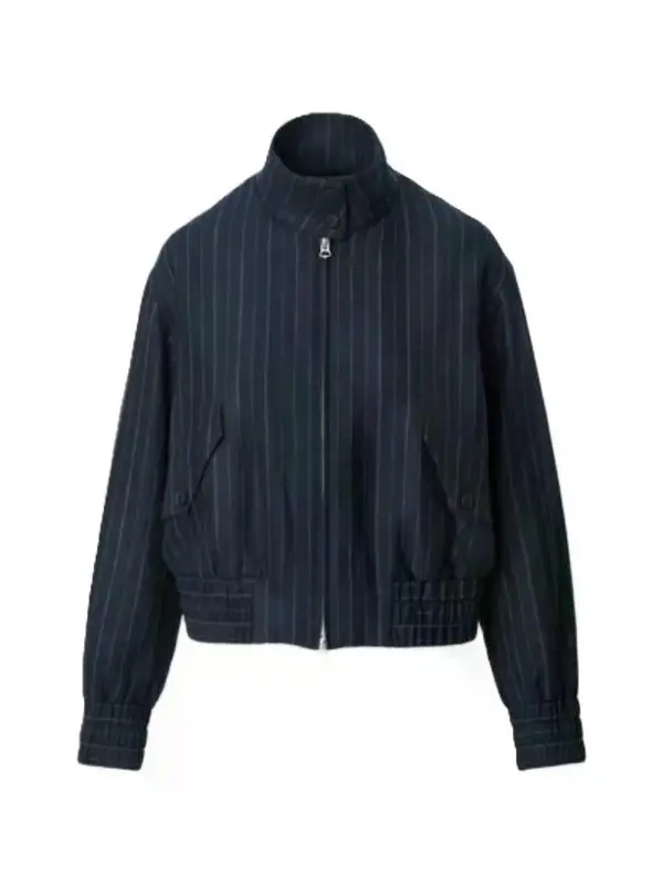 Rag & Bone Eliza Pinstripe-pattern Bomber Jacket