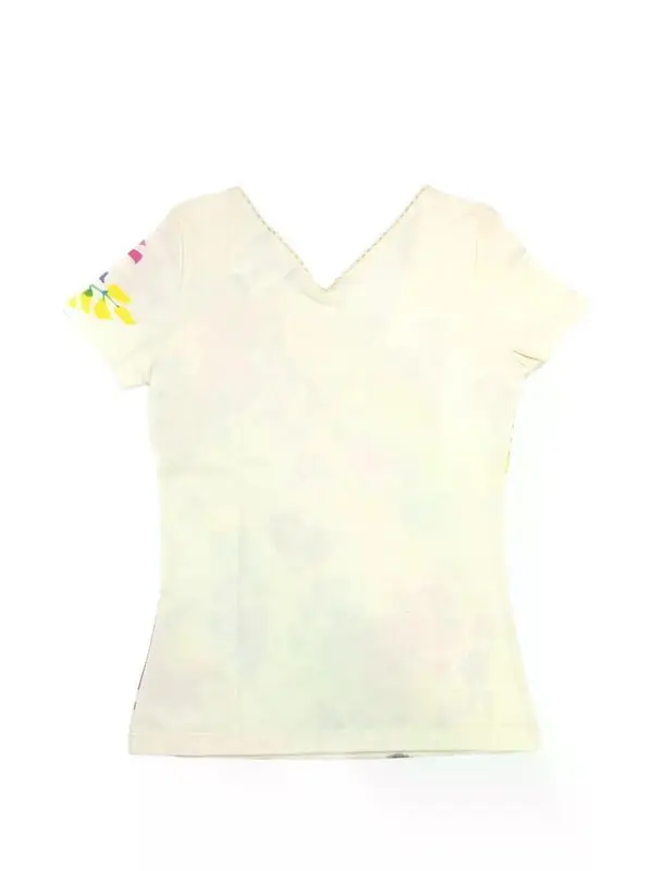 Dior Floral-print Sequin-embellished T-shirt