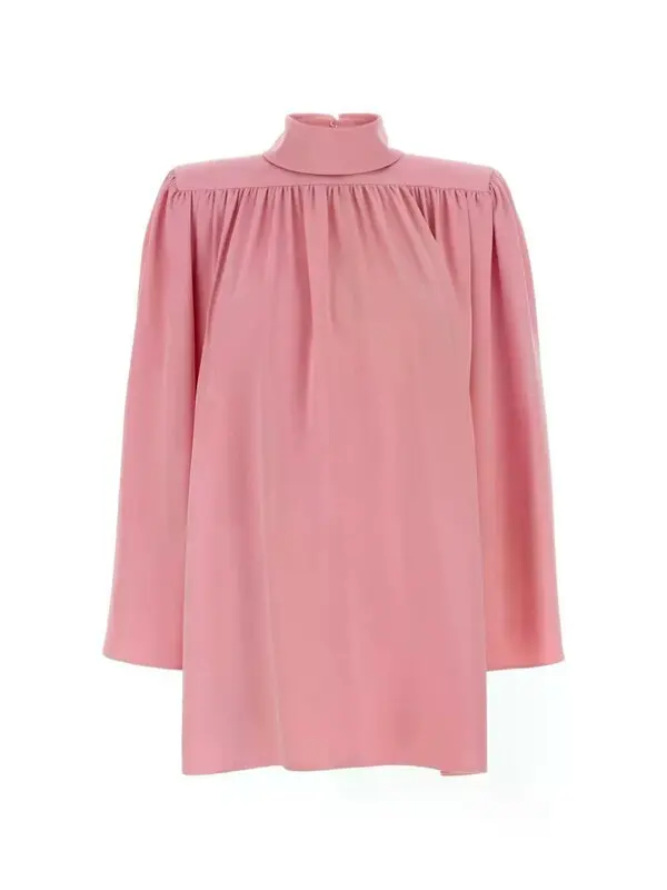 Valentino Garavani Cady Couture Pleated Top - Pink