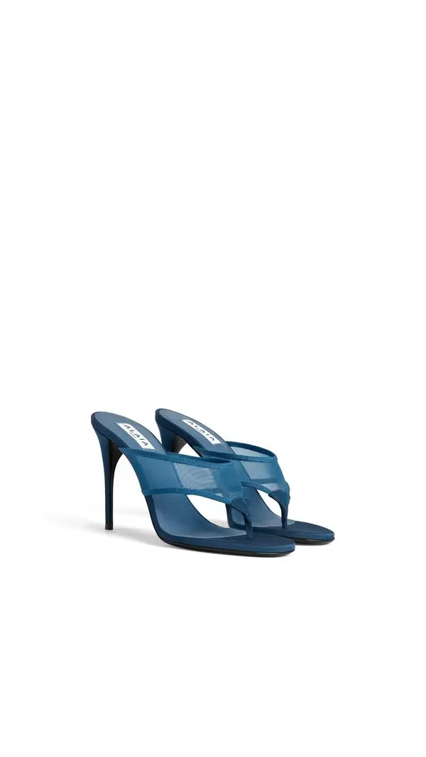 Alaïa Thong High-heeled Sandals - Light Blue