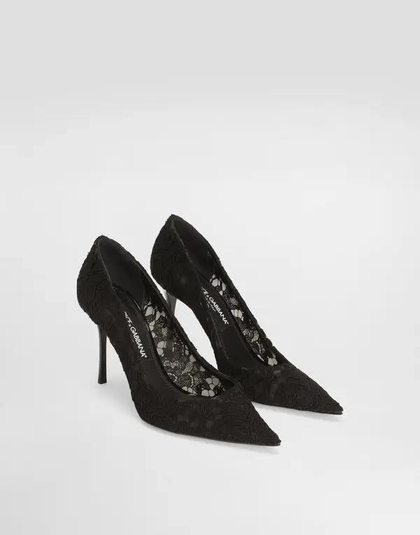 Dolce & Gabbana Dolce Gabbana Lace Pointed Pumps