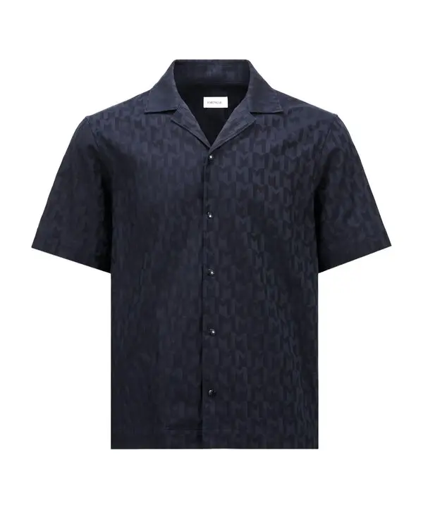 Moncler Monogram Jacquard Cotton Shirt