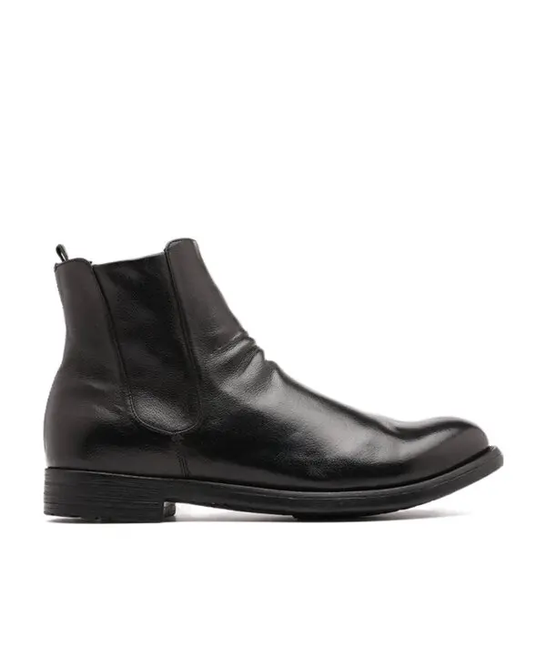 Officine Creative Side Zip Ankle Boots