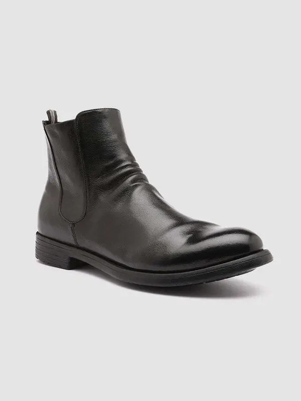 Officine Creative Side Zip Ankle Boots