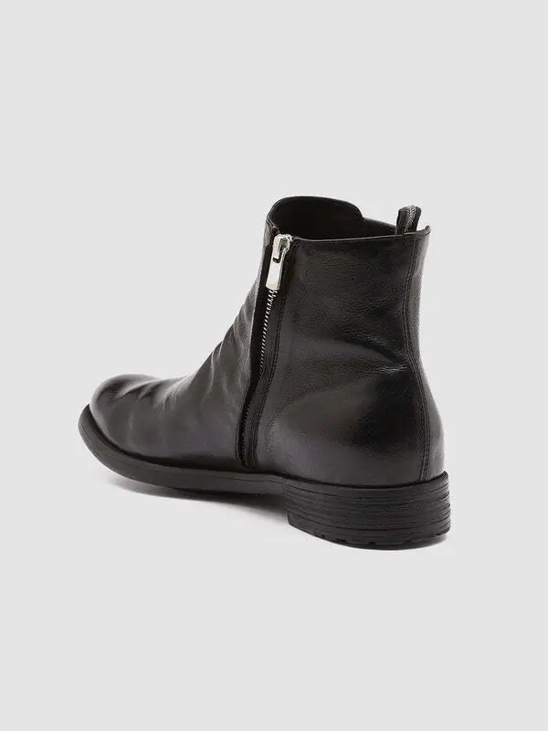 Officine Creative Side Zip Ankle Boots