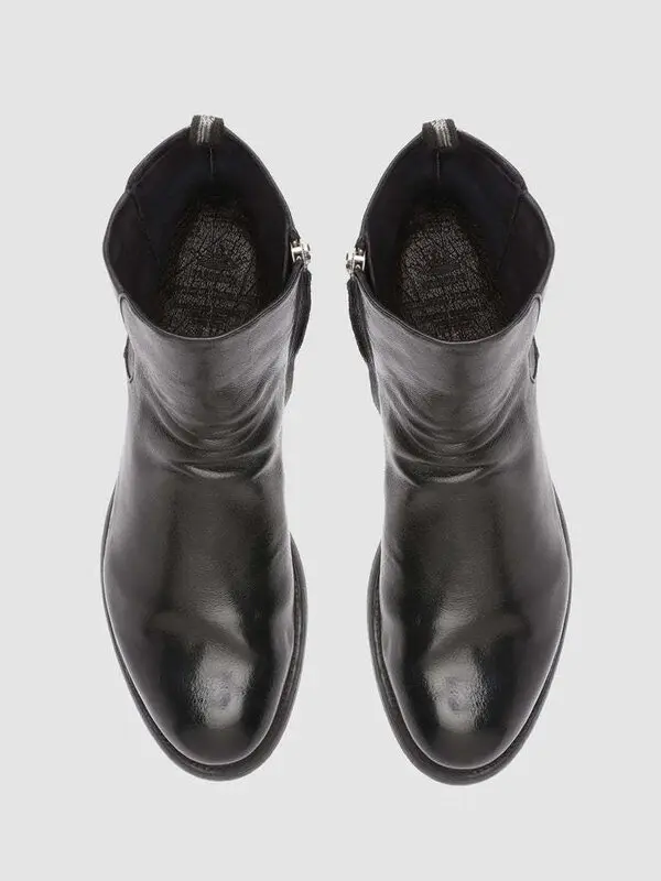Officine Creative Side Zip Ankle Boots