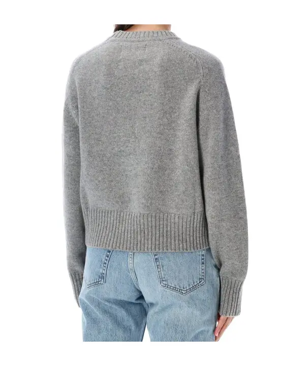 Extreme Cashmere Please Cropped Knitted Sweater
