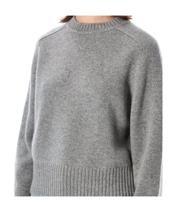 Extreme Cashmere Please Cropped Knitted Sweater