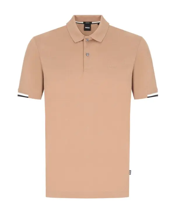 Hugo Boss Rubberized Logo Regular-fit Polo Shirt