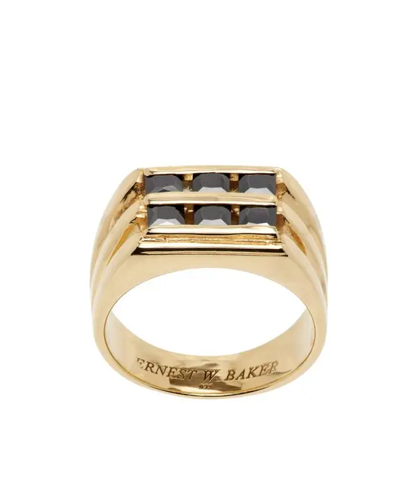 ERNEST W. BAKER Six-stone Ring