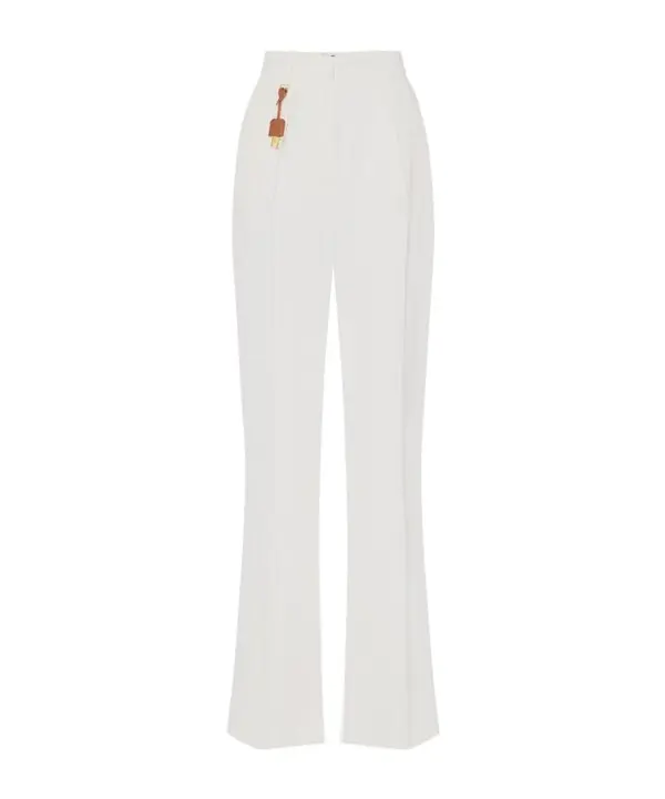 Elisabetta Franchi Darts Gabardine Trousers