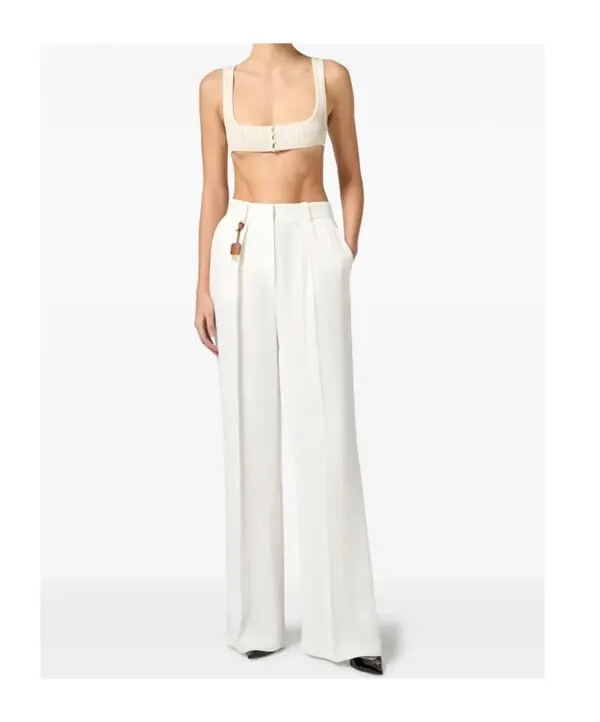 Elisabetta Franchi Darts Gabardine Trousers