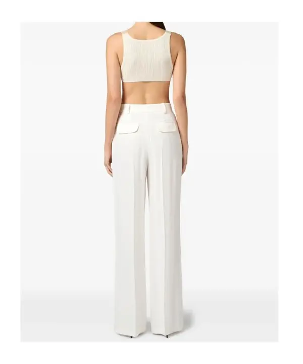 Elisabetta Franchi Darts Gabardine Trousers