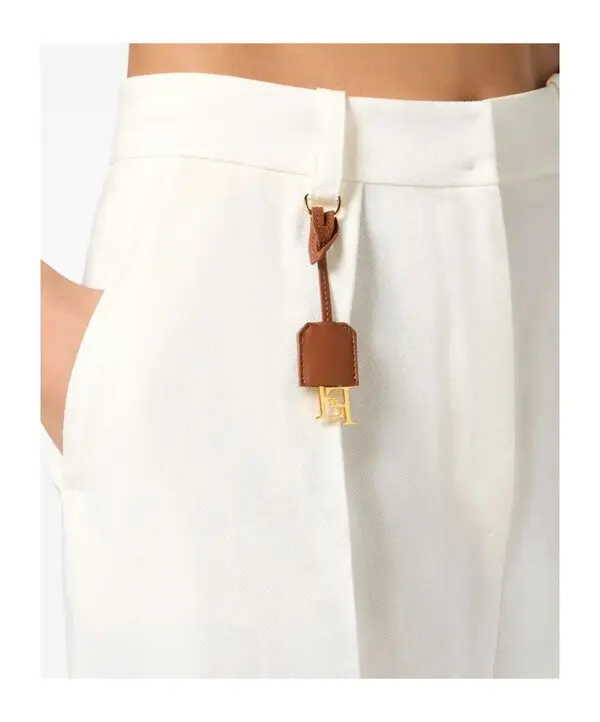Elisabetta Franchi Darts Gabardine Trousers