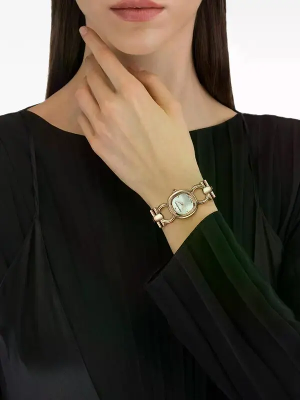 FERRAGAMO Double Gancini Watch - Grey